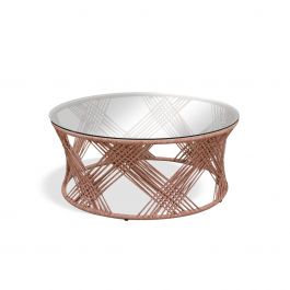 TAVOLA COFFEE TABLE SMALL TERRACOTA CREAM